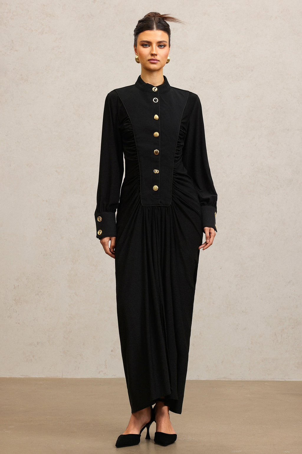 Gregorio Long Sleeves Maxi Dress – TheNinePM