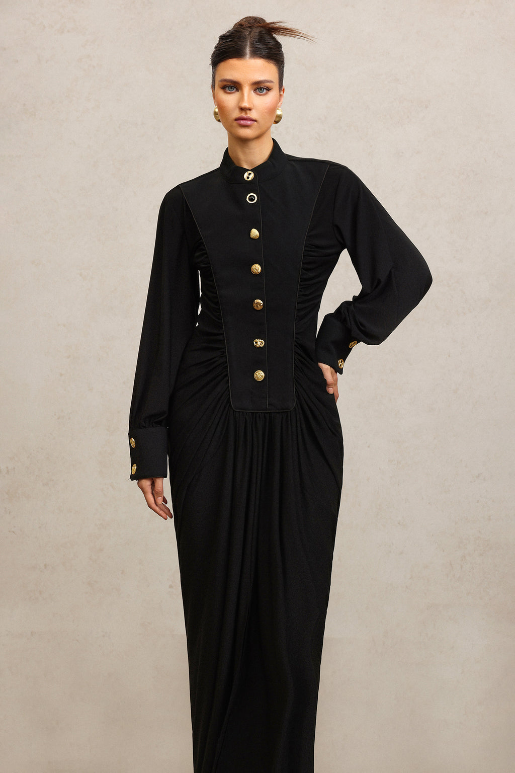 Gregorio Long Sleeves Maxi Dress – TheNinePM